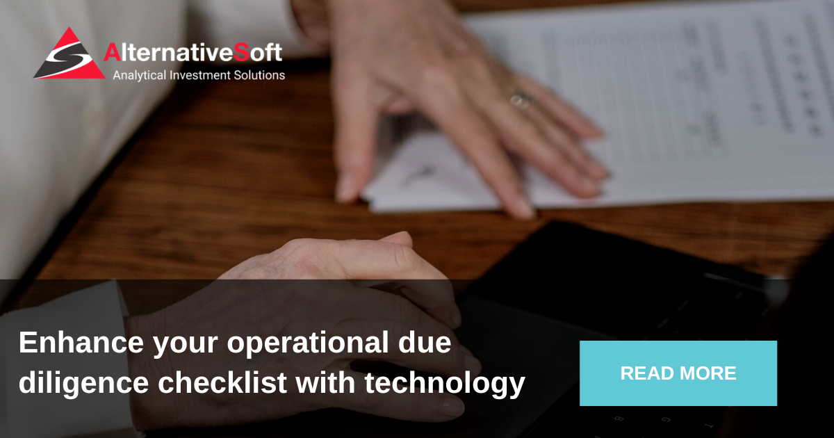 Enhance your operational due diligence checklist with technology